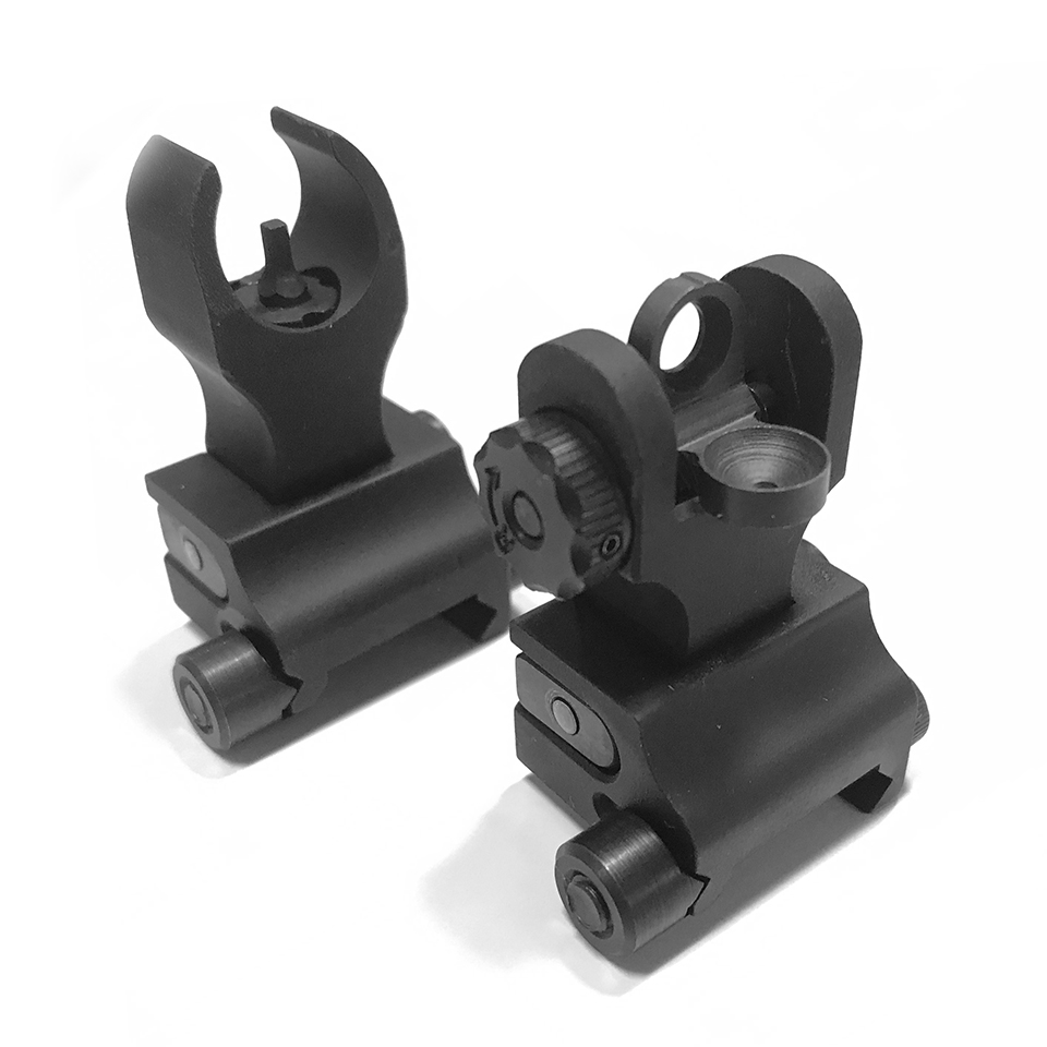 Samson Manufacturing: Manual Folding Sights - Front (HK) & Rear (A2)